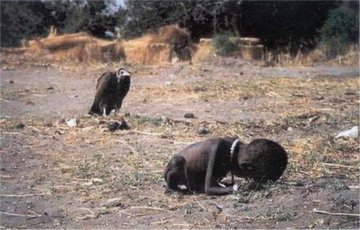 The Vulture and the Starving Little Sudanese Girl Photo – Photographer ...