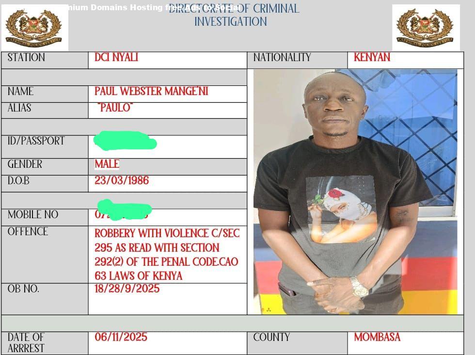 Kenyan woman and her ‘fake husband’ arrested for staging fake robbery ...